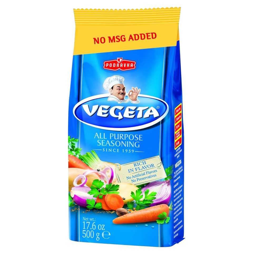 Podravka Vegeta No MSG All Purpose Seasoning 17.6Oz 500g | Romanian Pantry
